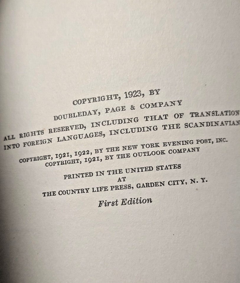THE POWDER OF SYMPATHY 1923 1ED by Christopher Morley 6624 | eBay