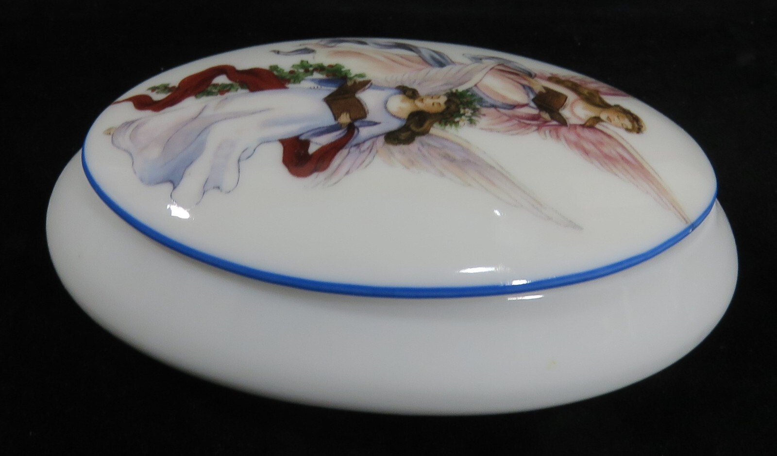Reutter Polzella Germany Angel Porcelain Trinket Box Jewelry Box | eBay