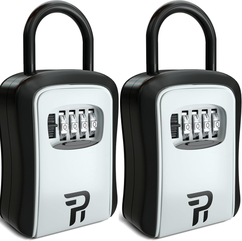 Key Lock Box Outdoor with Code – Realtor Security Lockbox for Spare ...