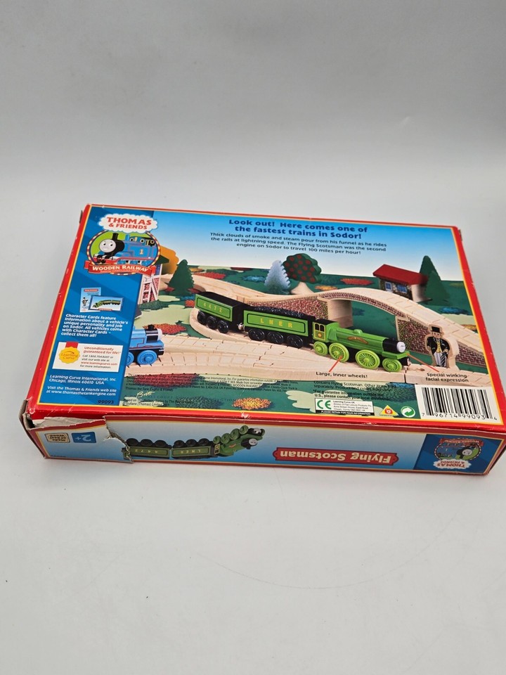Thomas Friends Wooden Railway Train Tank Flying Scotsman Engine ...