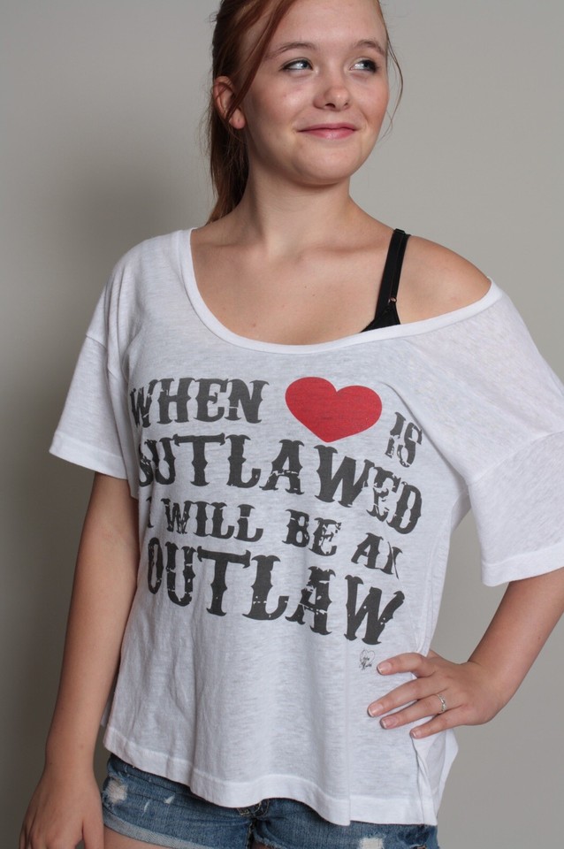 I Will Be An Outlaw Tee, Love Tee, 90s T-shirt, Outlaw Tee, Off ...