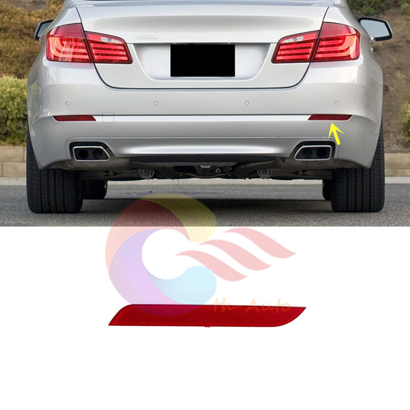 1x Right Side Rear Bumper Reflector 63147203238 For BMW F10 5-Series ...