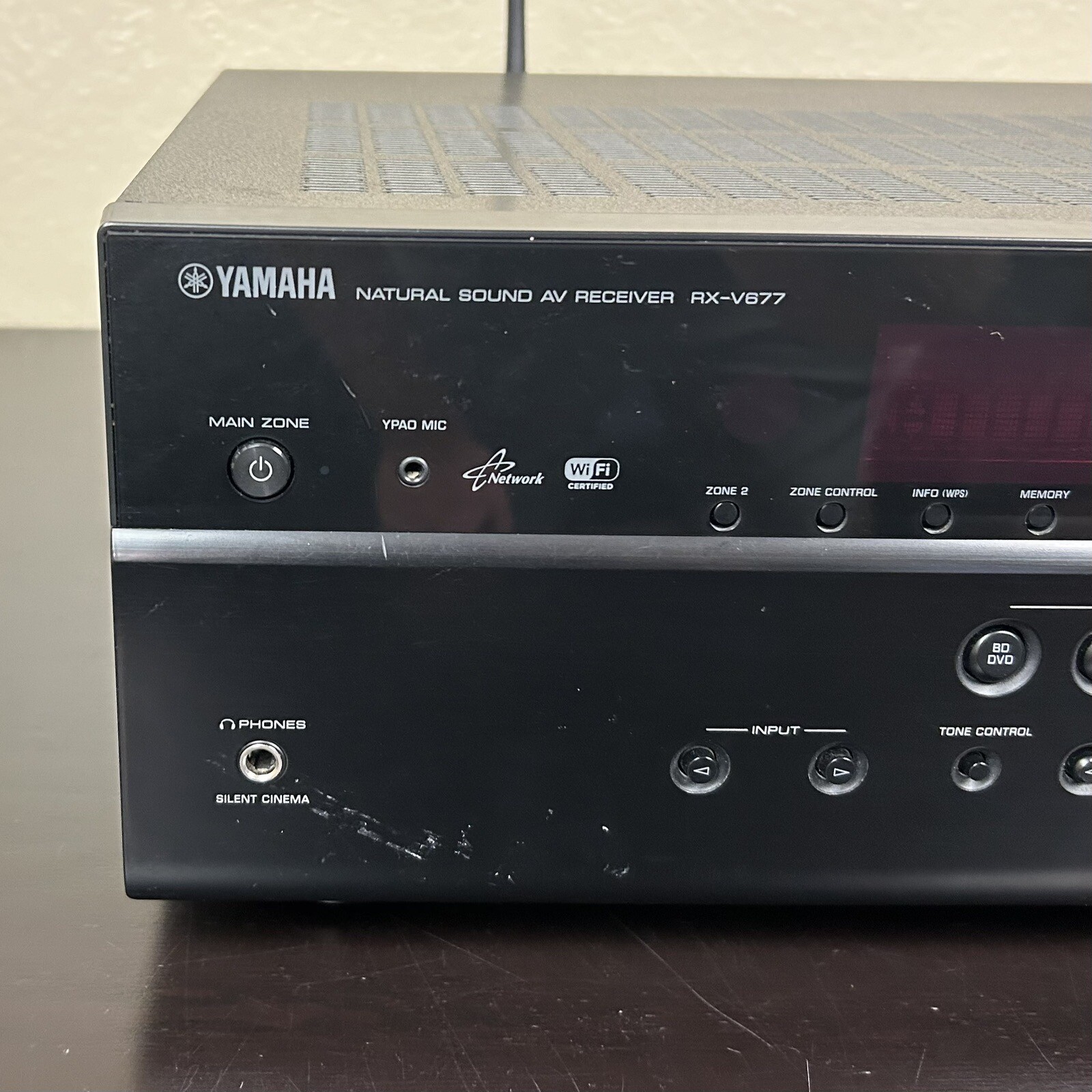 Yamaha RX-V677 7.2 Channel Receiver - Broken - Sold For Parts - No ...