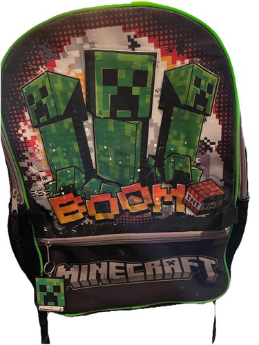 Minecraft Creeper Backpack Unisex Kids, Green Lights Up | eBay