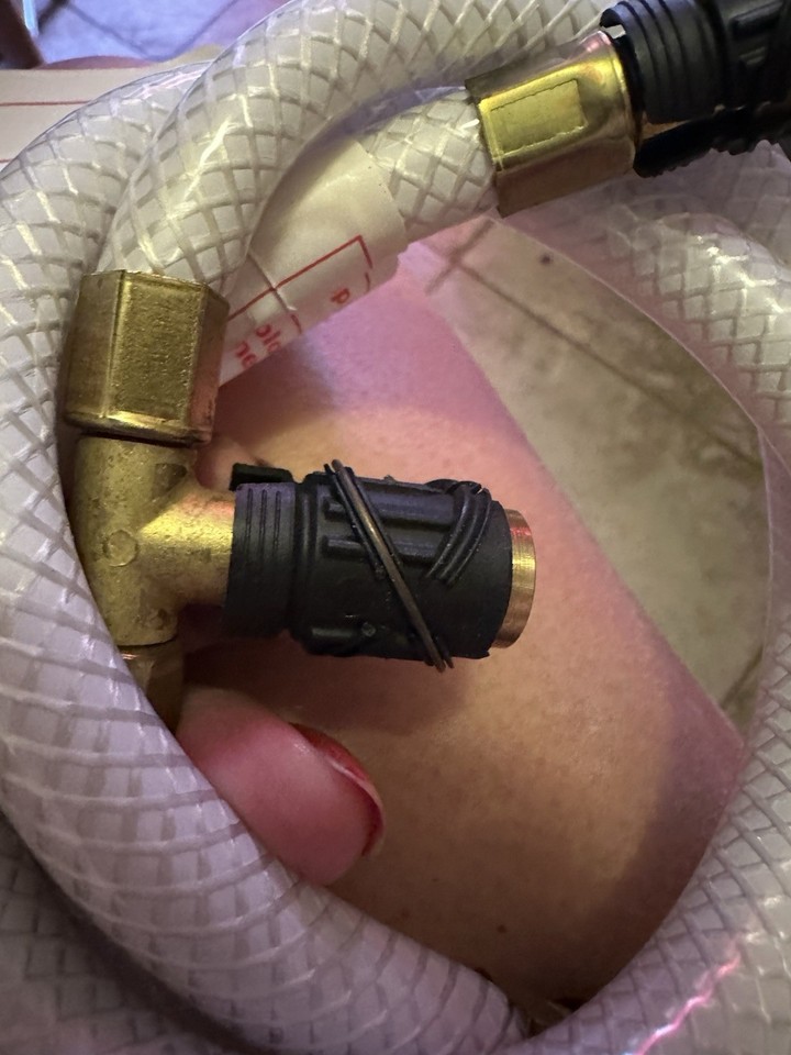 Delta RP34352 Quick Connect Hose Brass Victorian or most all Widespread ...