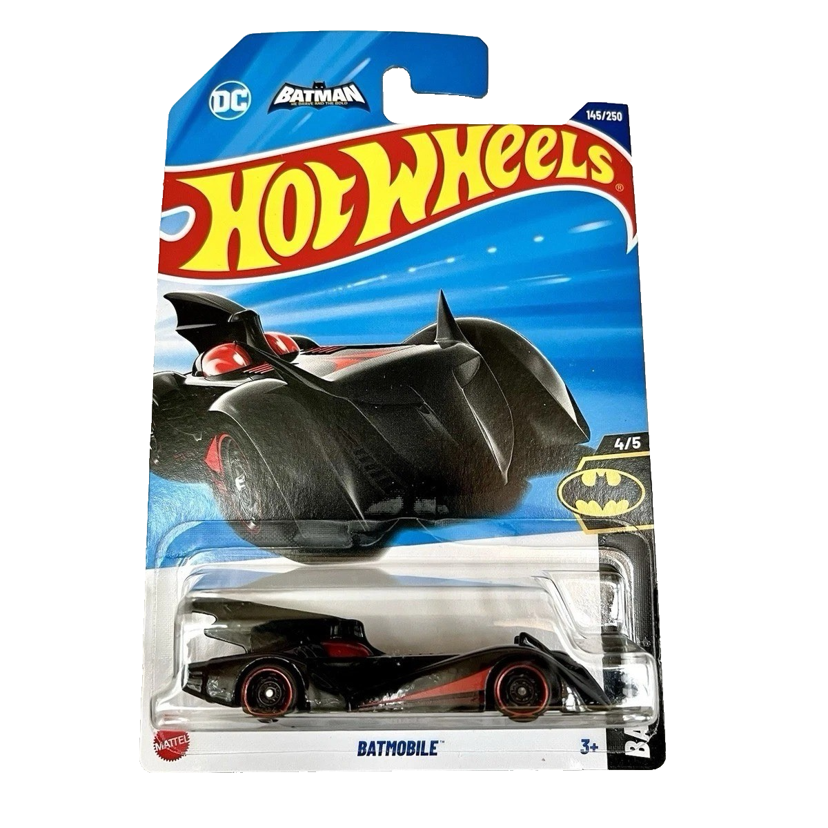 Hot Wheels Batman Batmobile 145/250 Red Black 2025 - BAD CARD | eBay