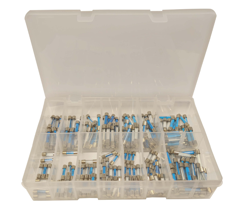 TTAB6 Assorted Quick Blow Glass Fuse Kit - 20/30MM - QTY: 200 - Kit-Tek ...