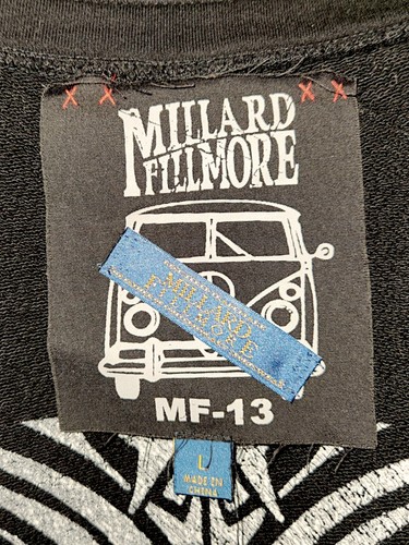 Millard Fillmore Black Cotton Duster Goth Trench Coat Double Breasted ...