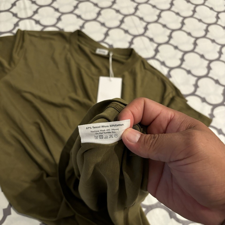 Son Of A Tailor Crew Shirt Men’s Medium Tencel Cotton Blend Made In ...