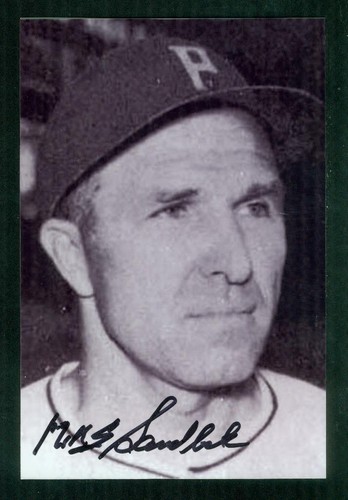 #1026, 4" x 6" Photo Card, Signed-Autographed, Mike Sandlock ...