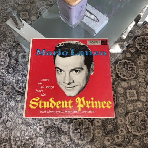 •Mario Lanza ‎* The Student Prince * Mono •RCA Victor LM-1837 •Vinyl ...