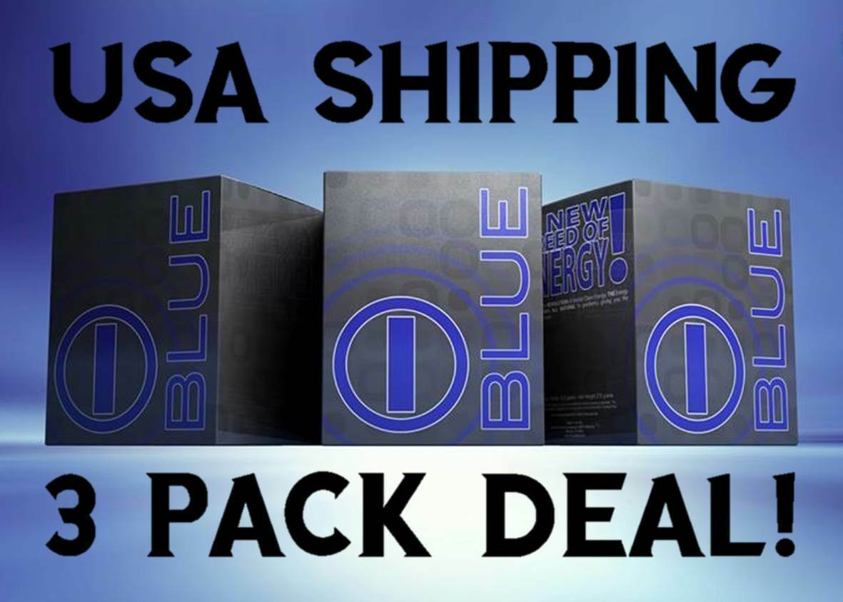 BHIP BLUE Energy Blend I-BLU Energy Drink Promotes Health, Fitness ...