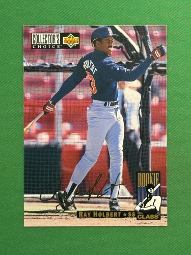 1994 Upper Deck Collector's Choice #665 Ray Holbert Silver Signature ...