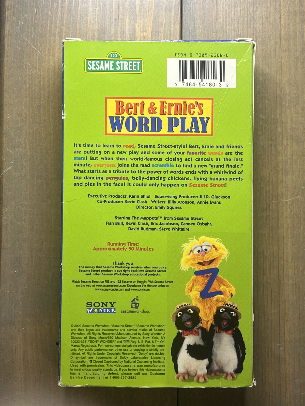 VHS Sesame Street - Bert and Ernies Word Play (VHS, 2002) 74645418032 ...