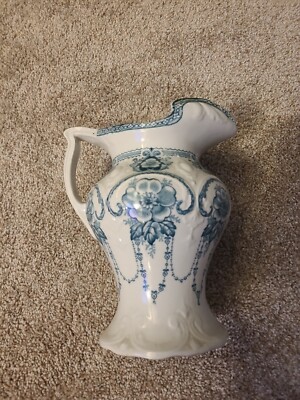 Antique Victorian Dudson Wilcox & Till Hanley England Small Blue ...