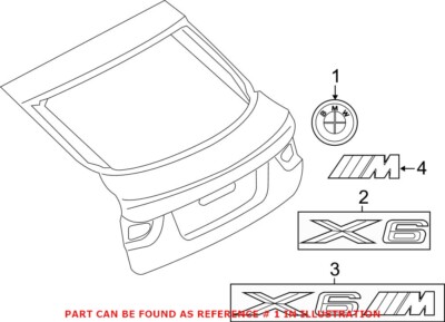 Genuine OEM Emblem for BMW 51147294465 | eBay