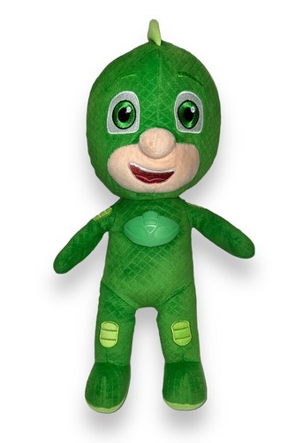 Disney PJ Masks 14" Plush Gekko Sing & Talk Green Stuff Toy Lights Up ...