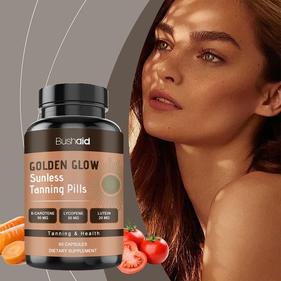 Sunless Tanning Pills Accelerator Healthy Natural Safe Tan ﻿ Tablets ...