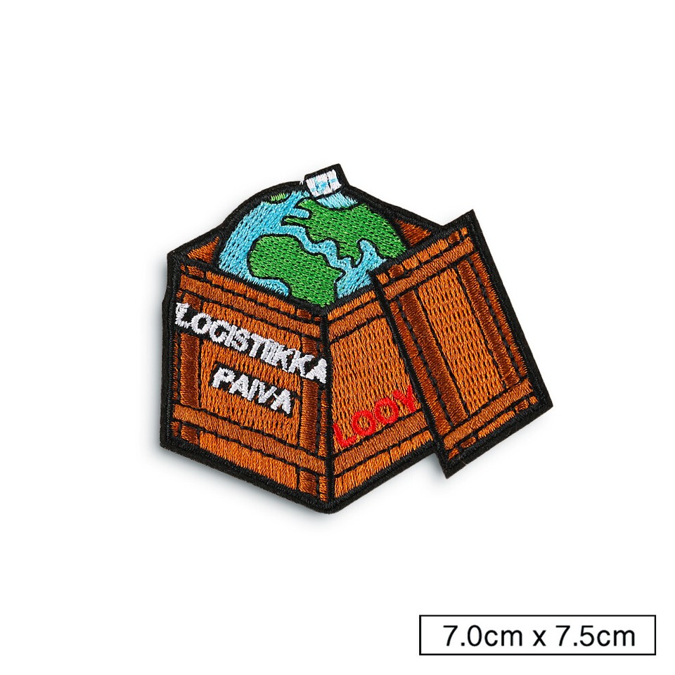 Green Earth Love World Embroidery Patch Sew On Iron On Badge Fabric ...