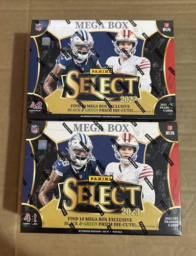 2023 Panini Select Football Mega Boxes Sealed Target Lot Of 2 | eBay