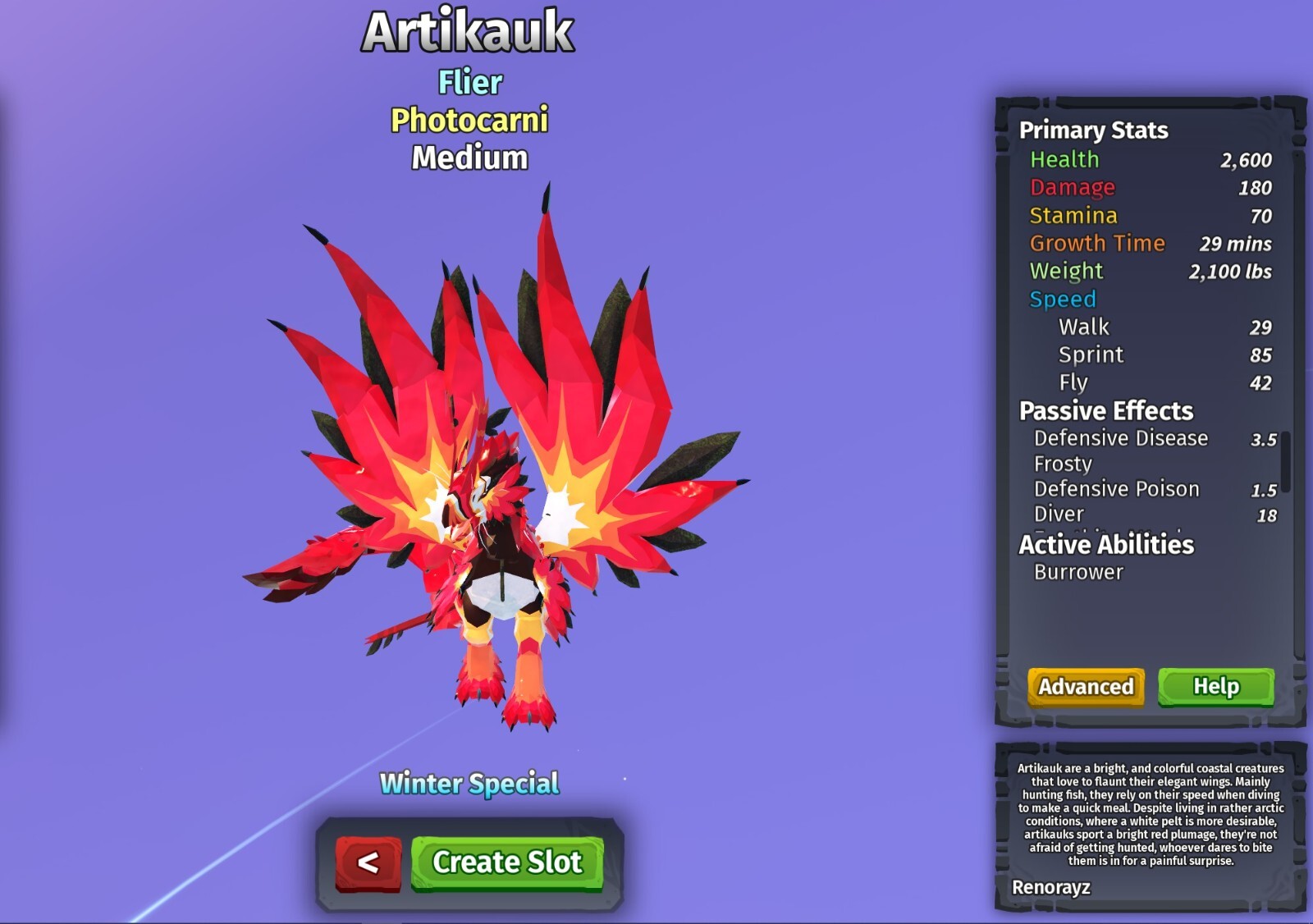Artikauk Species | Creatures of Sonaria | Roblox | eBay