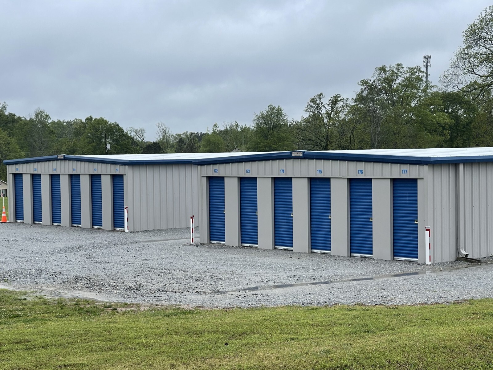 Hanson Mini Self Storage Building Kits 10' x 100' x 8'6" Steel | eBay