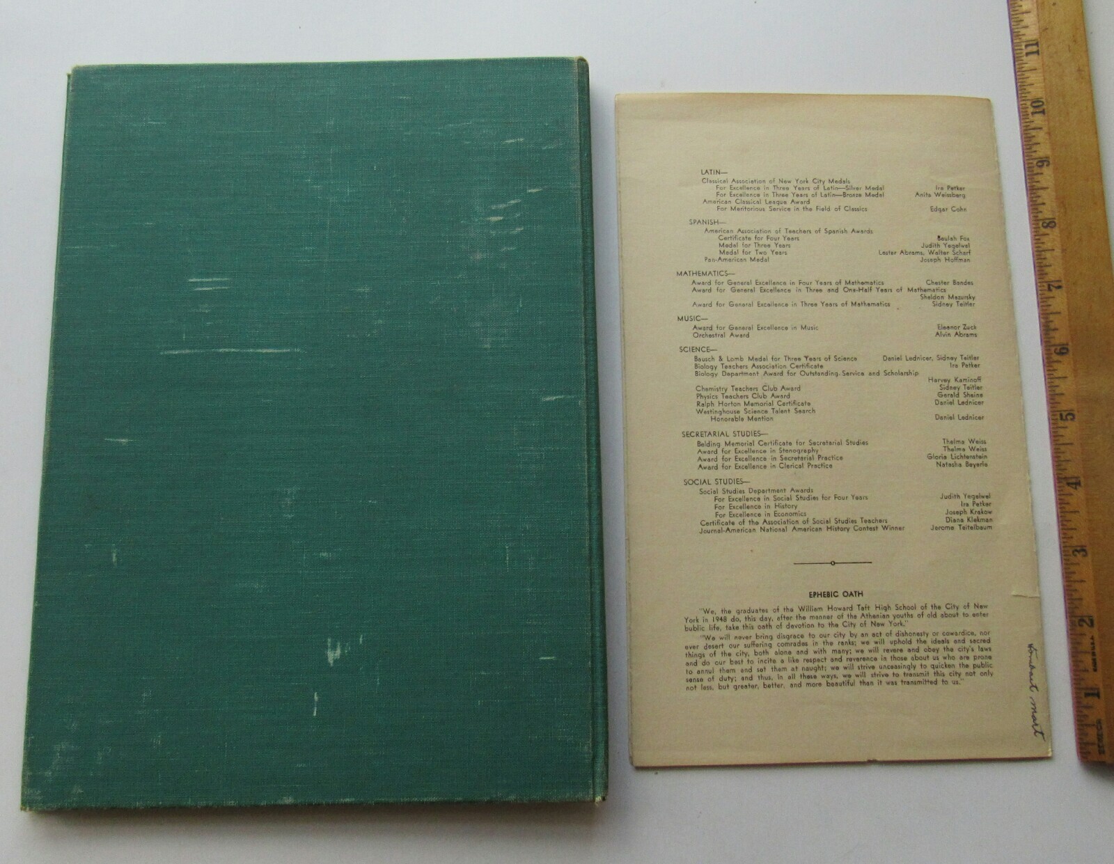 William Howard Taft High School Senior Yearbook c1948 Lot Bronx New ...