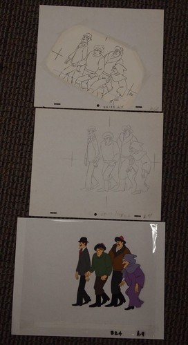 Original Production Cel Drawing Villains Butch Cassidy and the Sundance ...