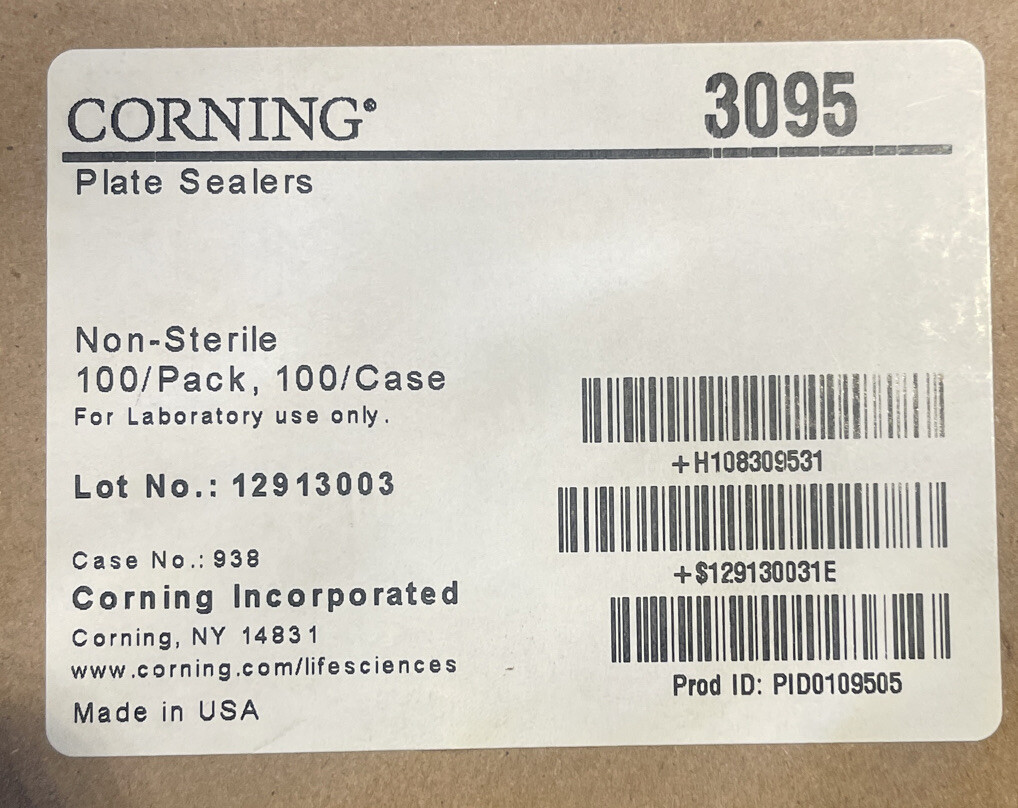 Corning Plate Sealers 3095 | eBay