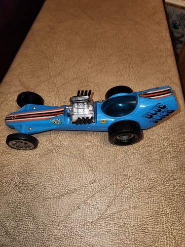 Hasbro Blue Slick Dragster Drag Racer Toy Car Made in Hong Kong | eBay