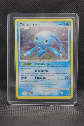 Manaphy 8/100 Holo - DP Majestic Dawn Holo Rare Vintage Pokemon TCG ...