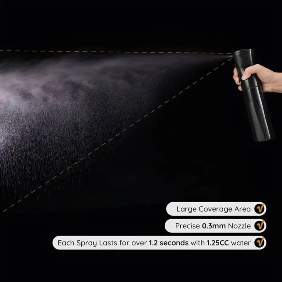 Mist Hair Spray Bottle Continuous Barber Water Sprayer Salon Plant ...