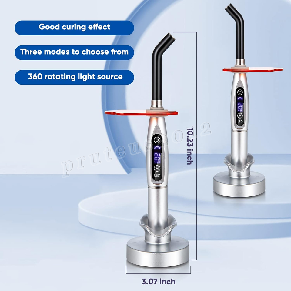 Dental Wireless Cordless LED Cure Curing Light Lamp 2000mw 5W Tool ...