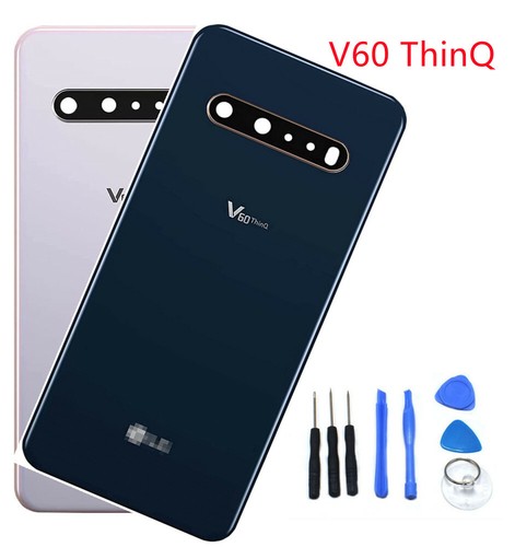 V60 5G Back Glass Housing Door Camera Frame Lens Replacement for LG V60 ...