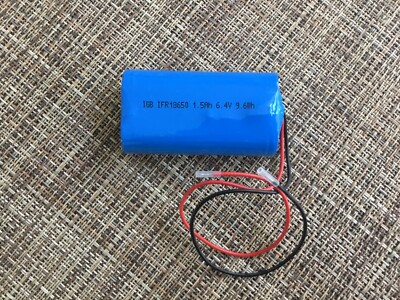 LifePO4 6.4V 1.5Ah Rechargeable Emergency light Lithium iron Battery ...
