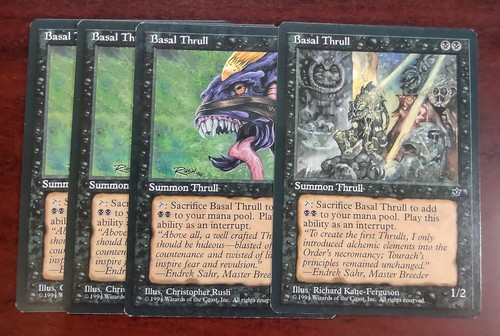 BASAL THRULL x4 mtg LP Fallen Empires 4 Common Mixed Art | eBay