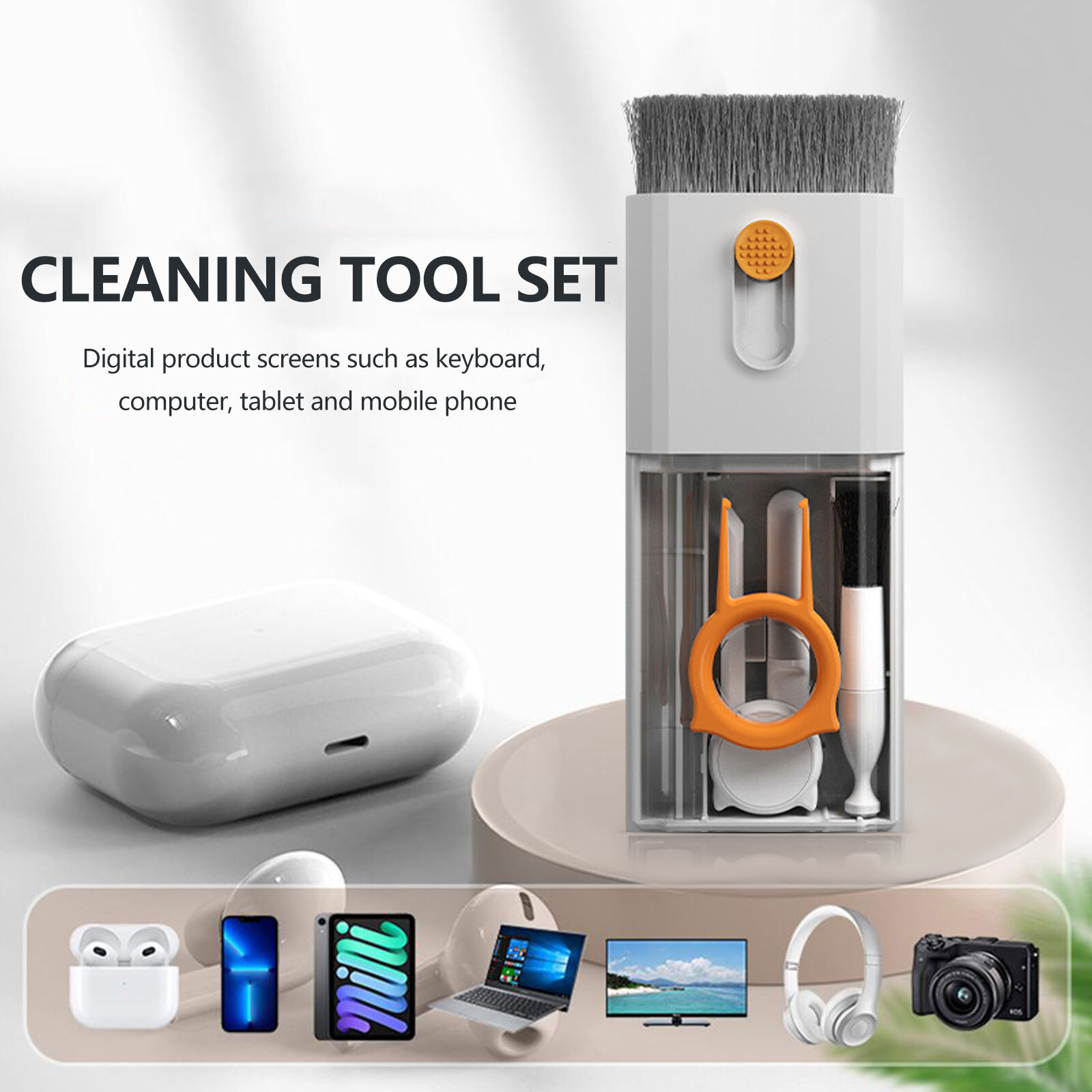 10-in-1 Computer Cleaning Brush Kit Multifunctional Earbuds Cleaner Pen ...