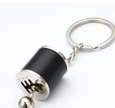 Metal Keyring Creative Car Shifter Keychain Antistress Fidget Toys For ...
