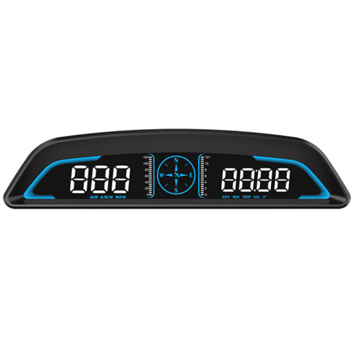 Car Digital Speedometer Head Up Display GPS Overspeed Warning Alarm HUD ...