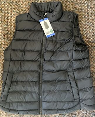 32 Degrees Ladies' Center front zipper closure Stand up collar Vest ...