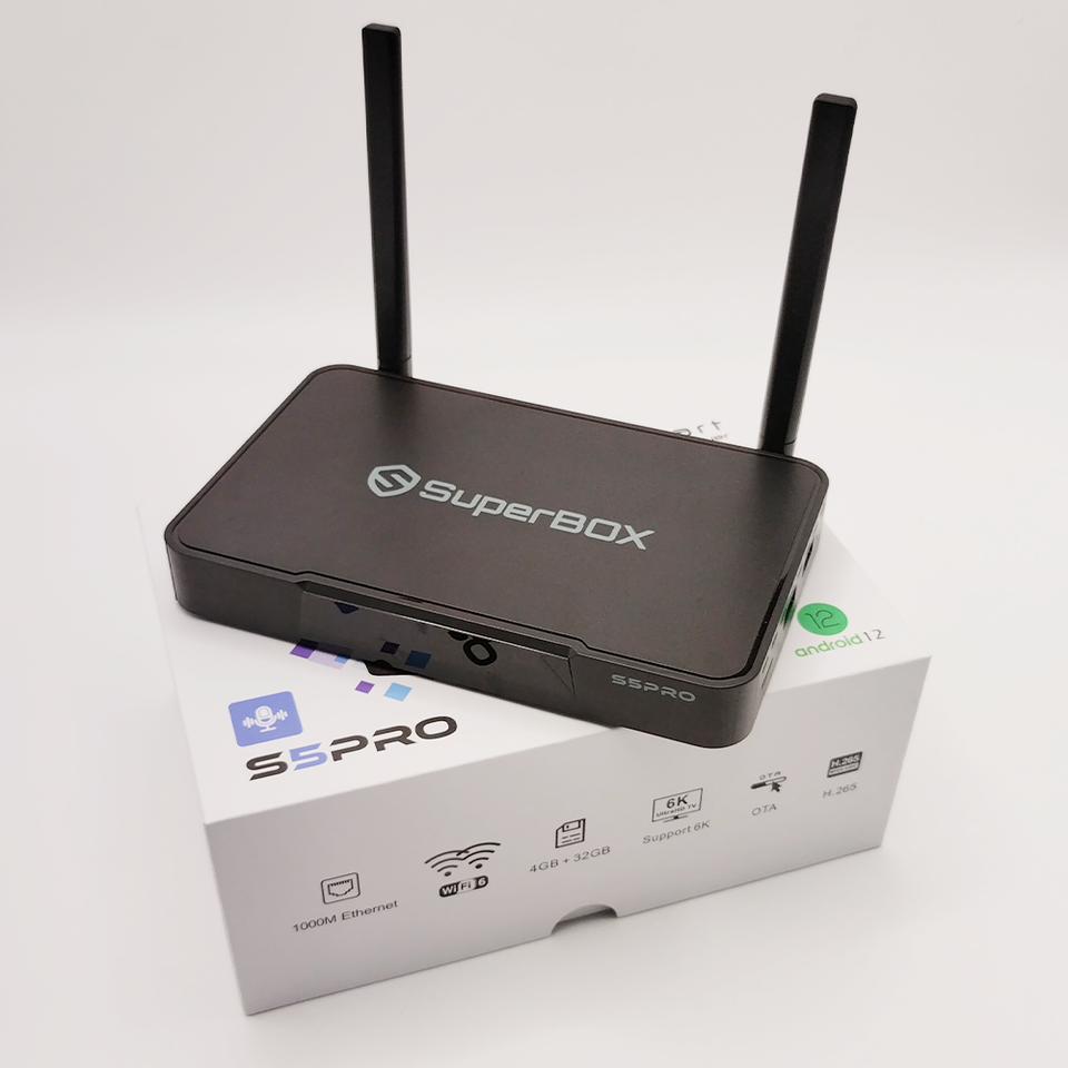 New Superbox S5 PRO TV Box Black Android 12 Brand Direct Selling Fast ...
