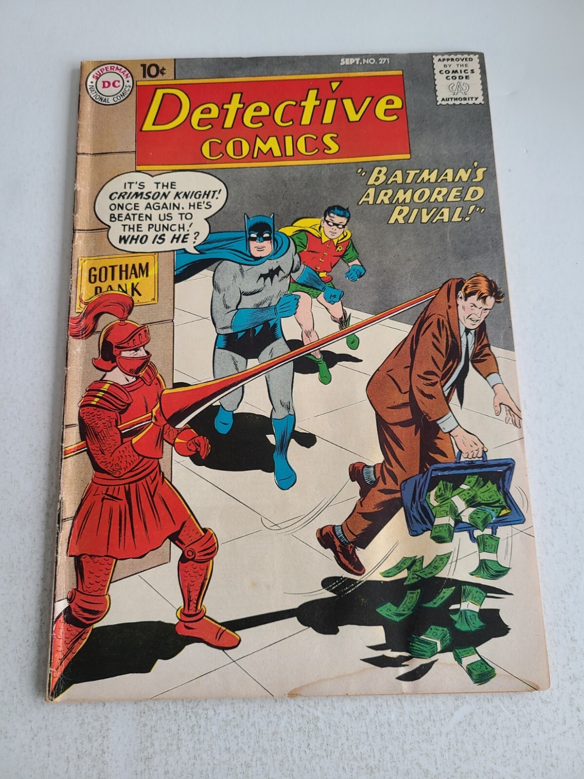 Detective Comics #271 - "Batman's Armored Rival!" DC Comics 1959 VG/F 5 ...