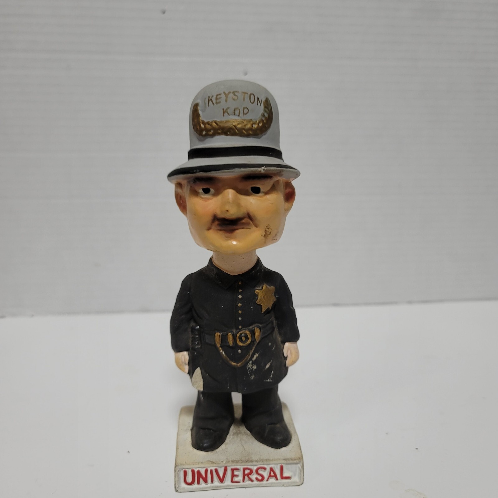 Vintage Universal Keystone Cop Bobblehead 1966 Hand Painted 7 1/4 ...