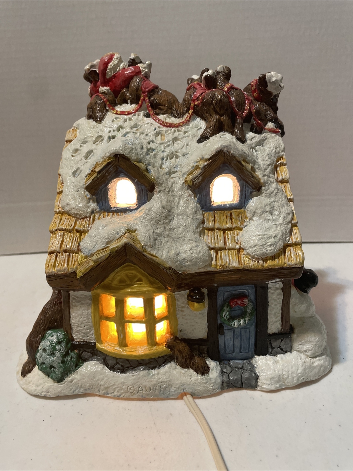 Wee Crafts : "SANTA'S LAST STOP" - Christmas FINISHED Painted Kit ...