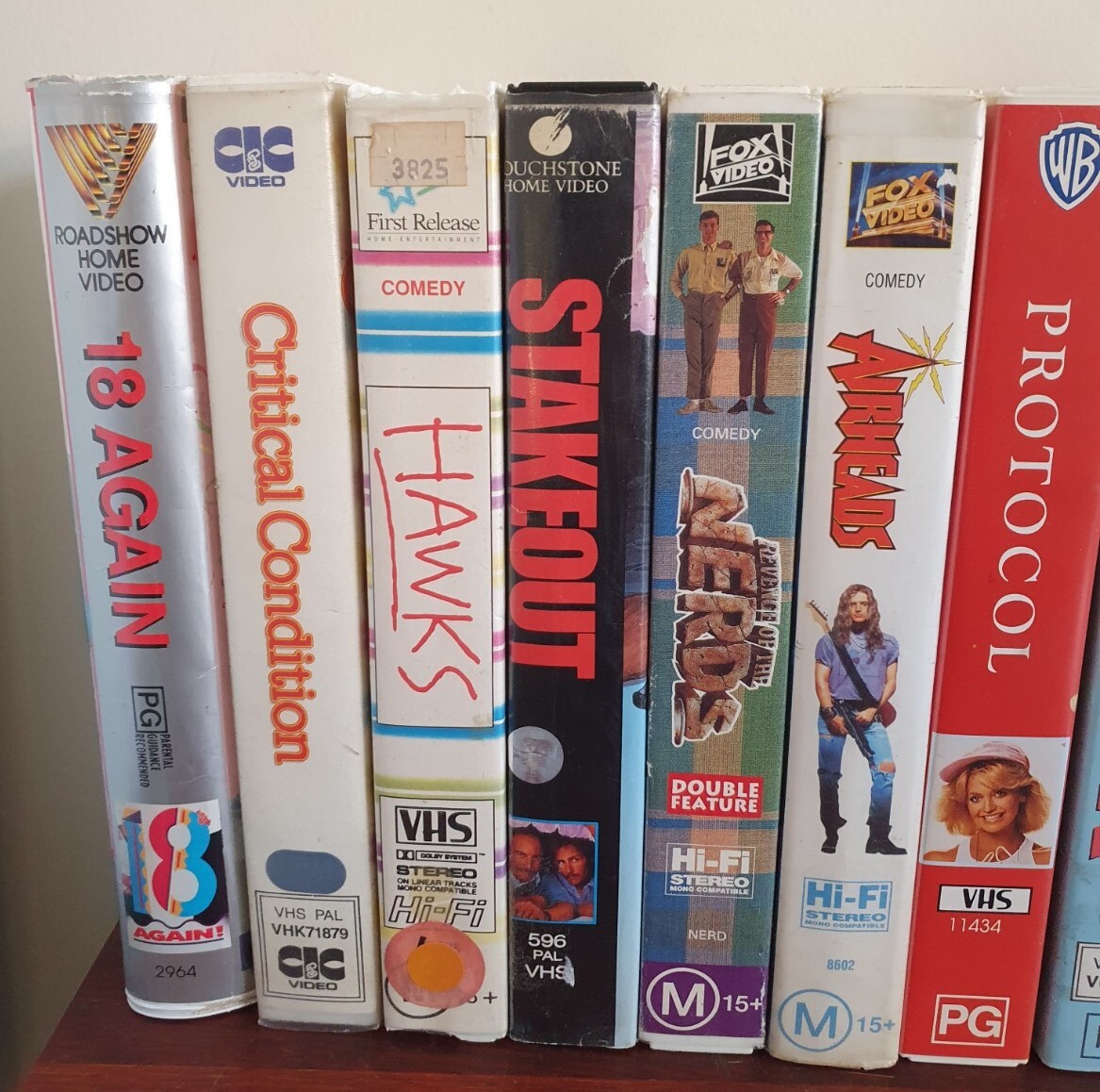 Collectable Ex Rental Comedy Movies VHS Tapes x 16 PAL 80's/90's Video ...