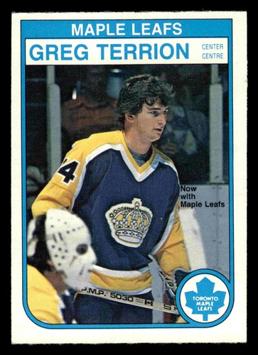 1982-83 O-Pee-Chee Greg Terrion #333 - Toronto Maple Leafs | eBay