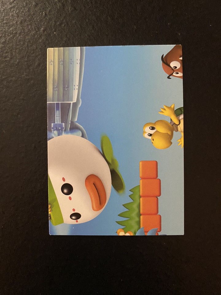 Super Mario Bros Wii Nintendo 2010 Invincible Mario Foil F27 Puzz 2 LP ...