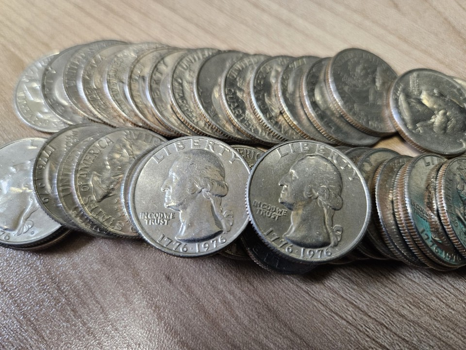 1776-1976 Bicentennial Quarters Roll of 40 Coins | eBay UK