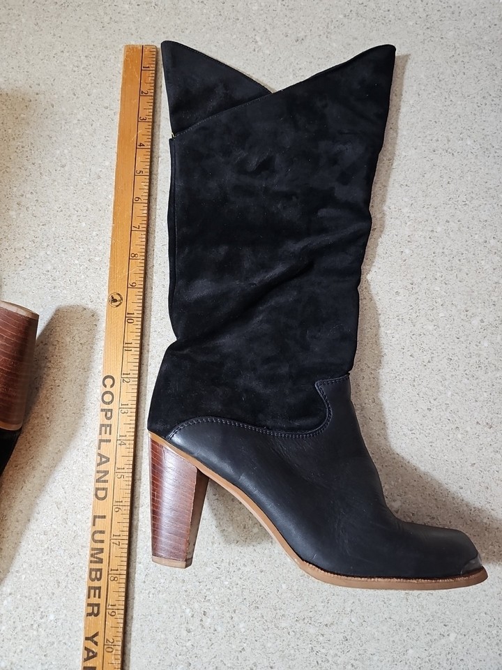 Zodiac Boots Ladies Size 10 Black Suede | eBay