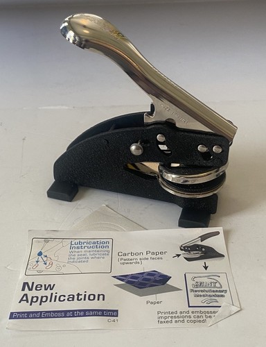 Shiny Stamp 2011 ~ Embossing Seal Desk Seal ~ Model ED ~ SU-43942 ~ NIB ...